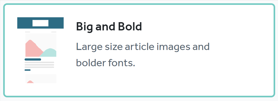 Big & Bold Template